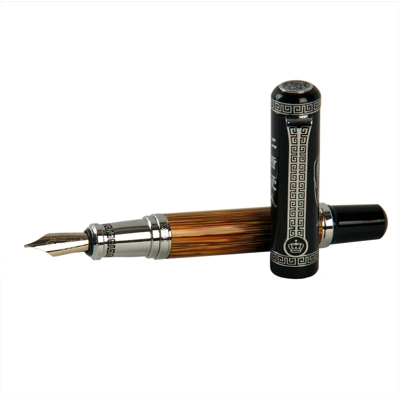 Duke-551-klasik-konf-y-s-do-al-bambu-Metal-kabartmal-desen-dolma-kalem ...