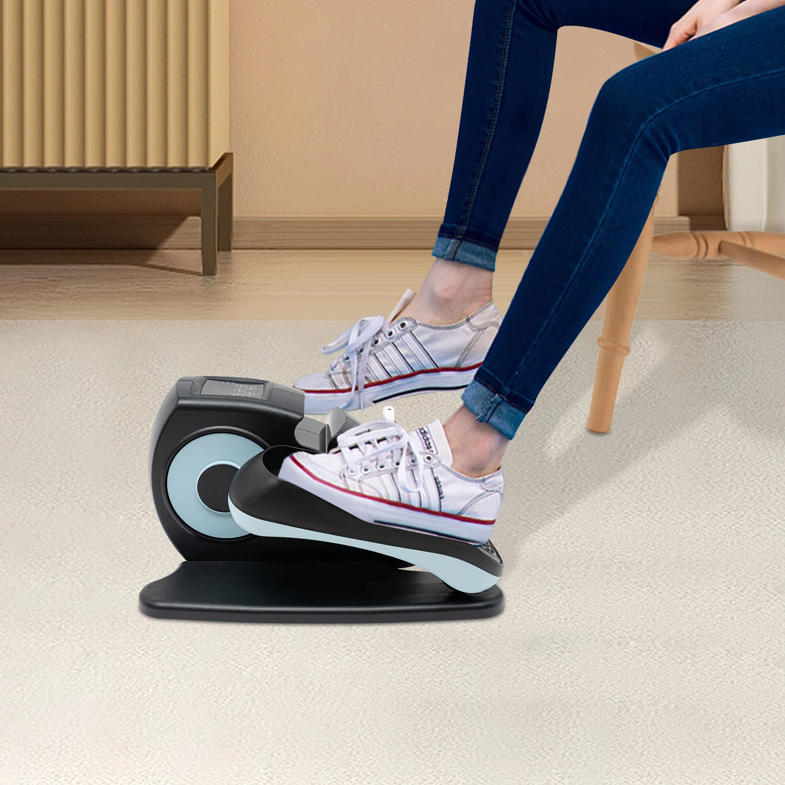 Under-desk Machine for Seniors Rehab Electric Seated Leg-foot Pedal ...