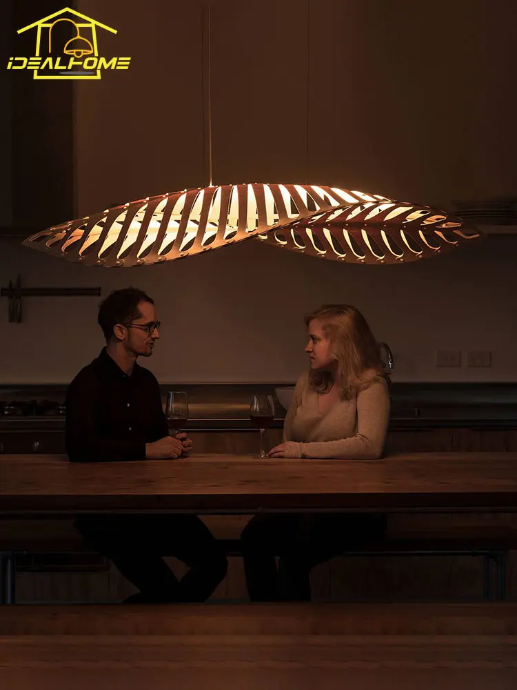 Chinese-Classical-Designer-Zen-Art-Decorative-Pendant-Lighht-Wood-LED ...