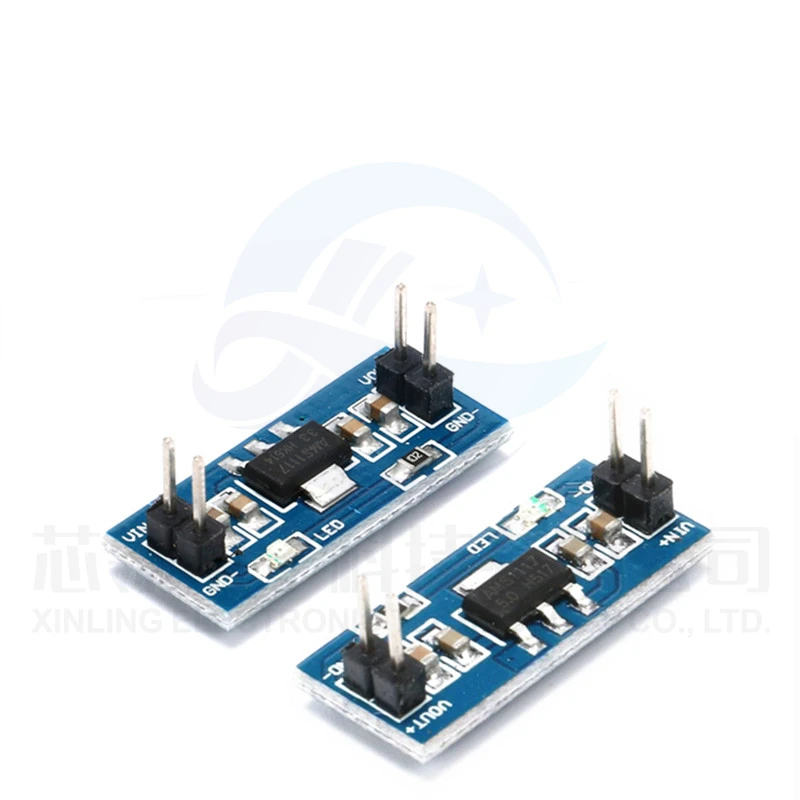 3.3V 5V power module AMS117-3.3V AMS117-5V voltage reduction and ...