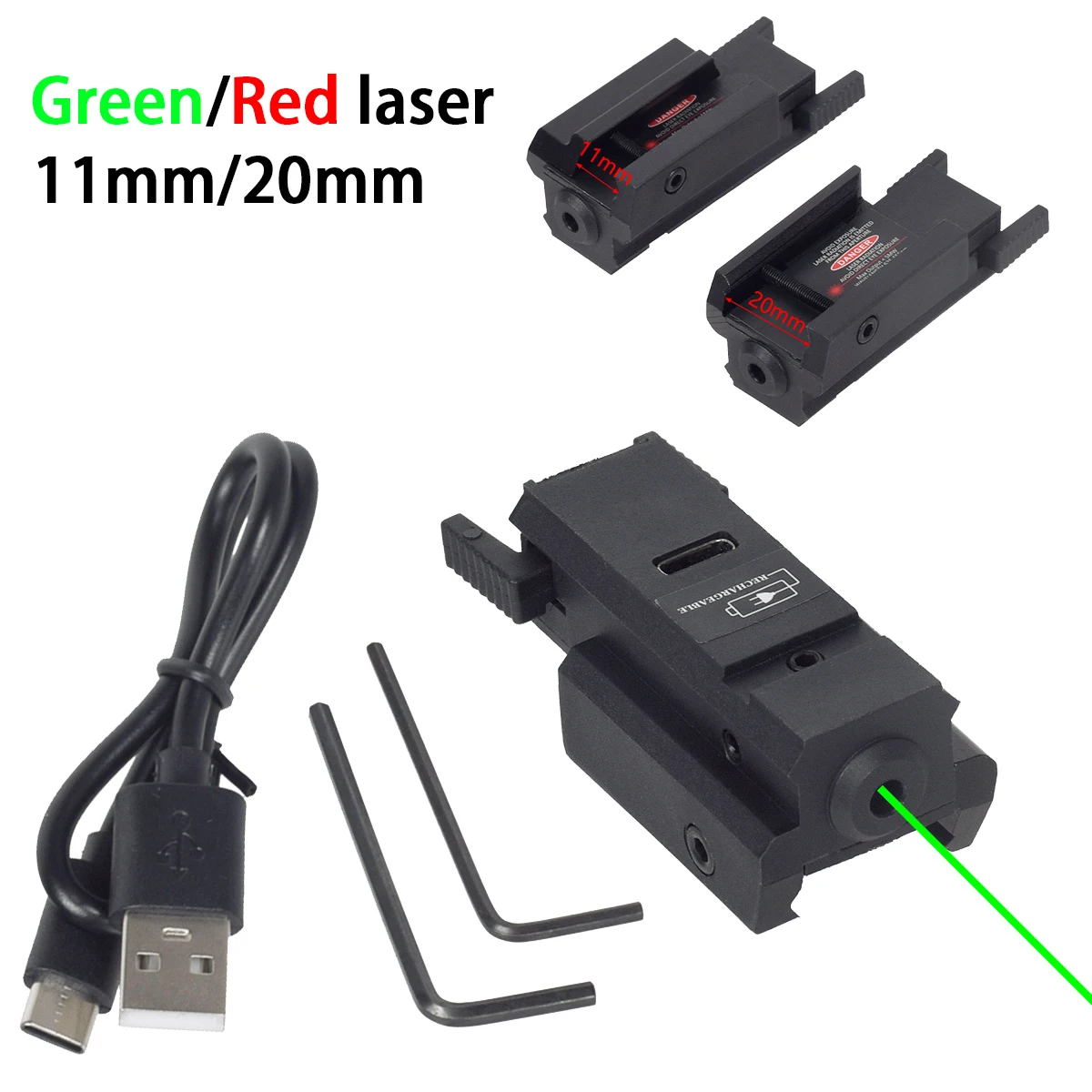 Hunting-Mini-Compact-Red-Dot-Laser-Sight-with-11mm-20mm-Picatinny-Mount ...
