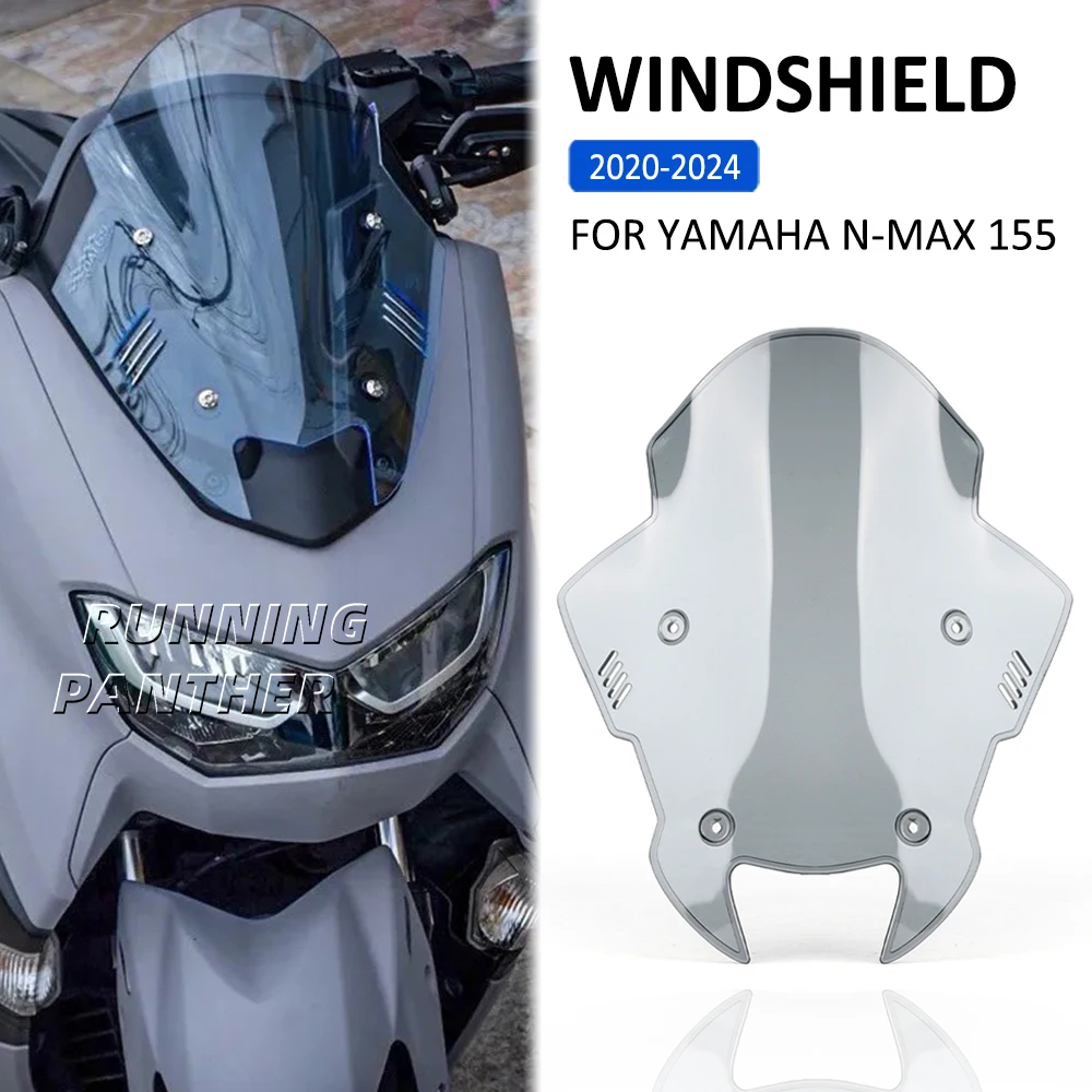 Motorcycle-Front-Windscreen-Windshield-Wind-Screen-Shield-Deflector ...
