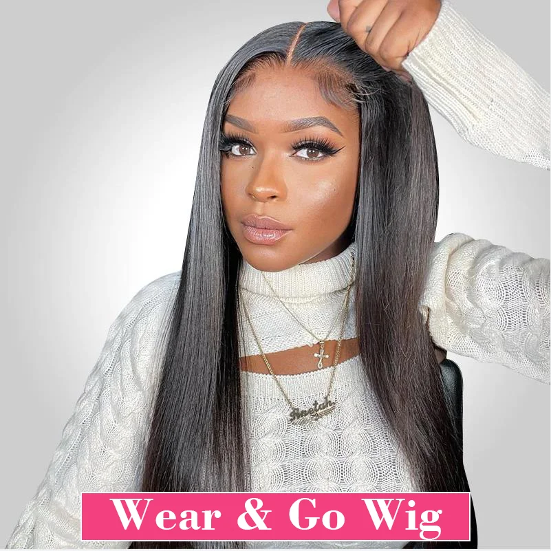 Perruque Naturelle Remy Pré Plumée Sans Colle, Transparente ...