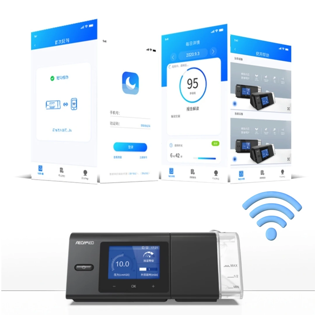 Household-Portable-Double-Pap-Machine-Automatic-Cpap-Bipap-Oxygen-Mask ...