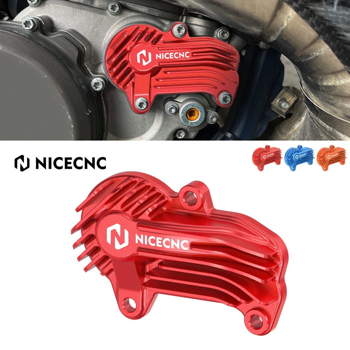 NiceCNC-Motorrad-Wasserpumpe-Abdeckung-Schutz-F-r-GasGas-250-300-MC-EG ...