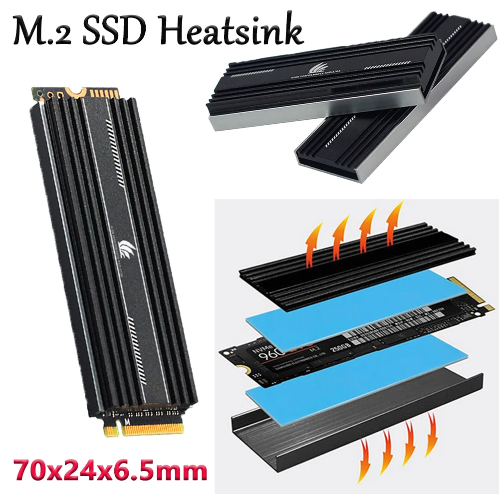 M-2-SSD-Heat-Sink-Cooler-M2-2280-Solid-State-Hard-Disk-Radiator ...