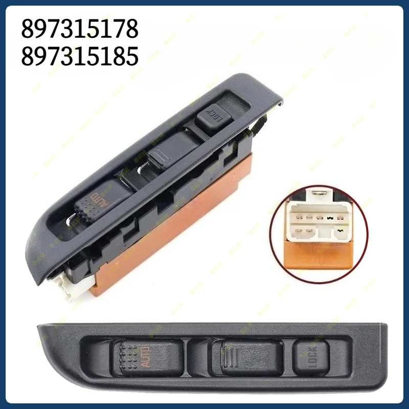 897315185 897315178For Isuzu NHR NKR 24V New Power Window Switch Button ...