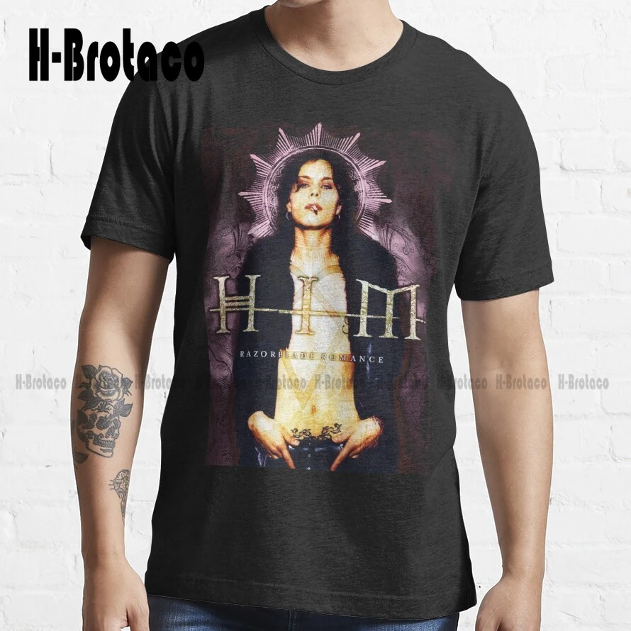 Him Band Tee Razorblade Romance T Shirt Heartagram Ville Valo T-shirt ...