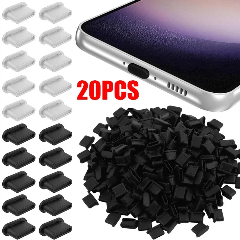 USB-Type-C-Mobile-Phone-Dust-Plugs-Silicone-USB-C-Phone-Charging-Port ...