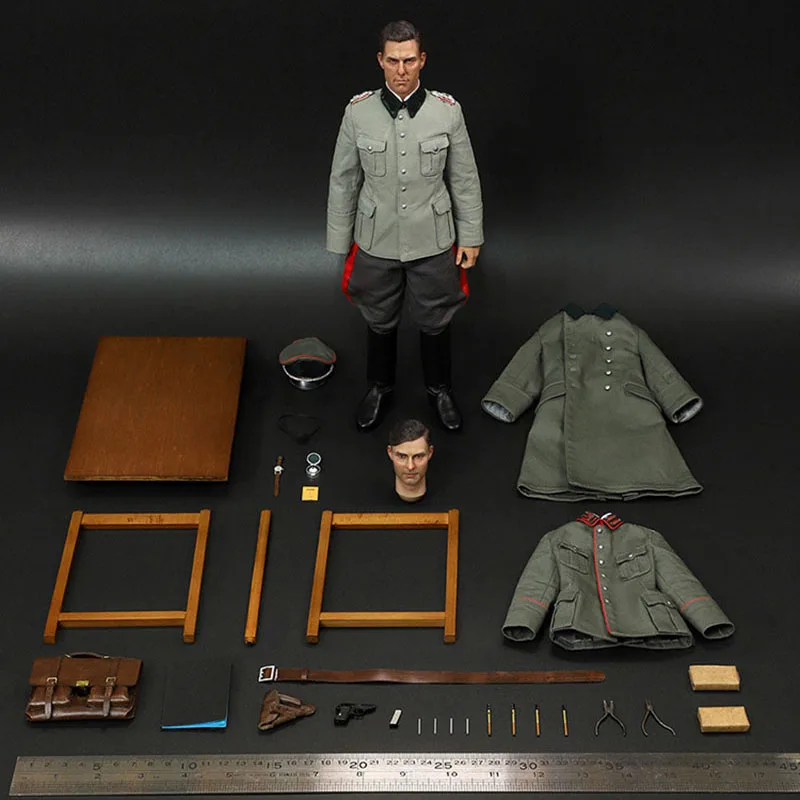 DID D80162 1/6 WWII German Army Colonel Double Headed Sculpture 12 ...