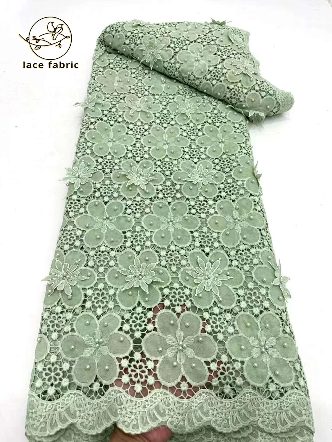 2023-High-Quality-African-Tulle-Lace-French-The-Latest-Silk-Milk-Mesh ...