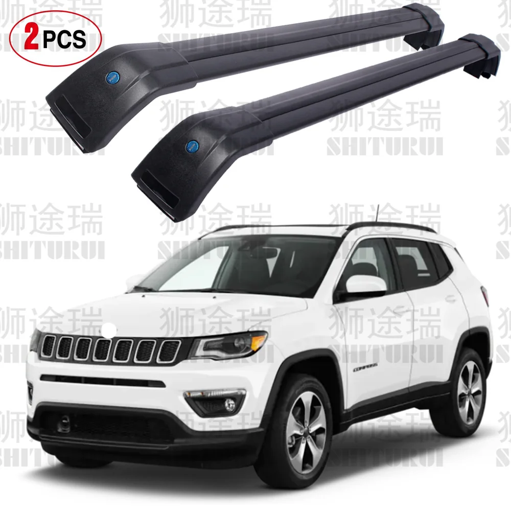SHITURUI barras de techo para JEEP COMPASS, barras laterales de ...