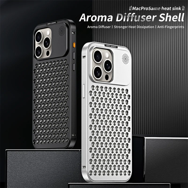 Luxury-Aluminum-Heat-Dissipation-Phone-Case-For-Iphone-16-14-13-15-Pro ...