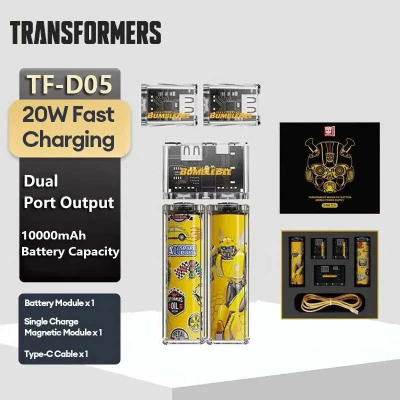 Transformers-10000mAh-Power-Bank-20W-Fast-Charging-Magnetic-Attraction ...