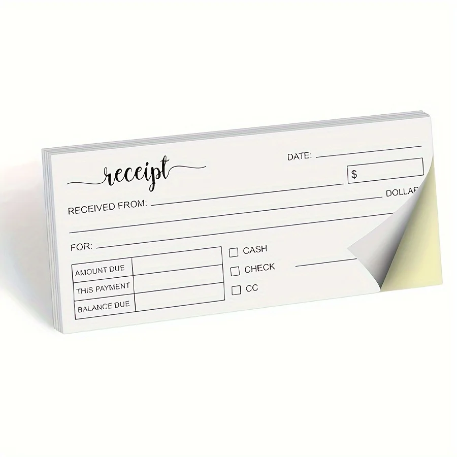 100-hojas-de-libro-de-recibos-2-75x6-pulgadas-papel-sin-carbono-de-2 ...