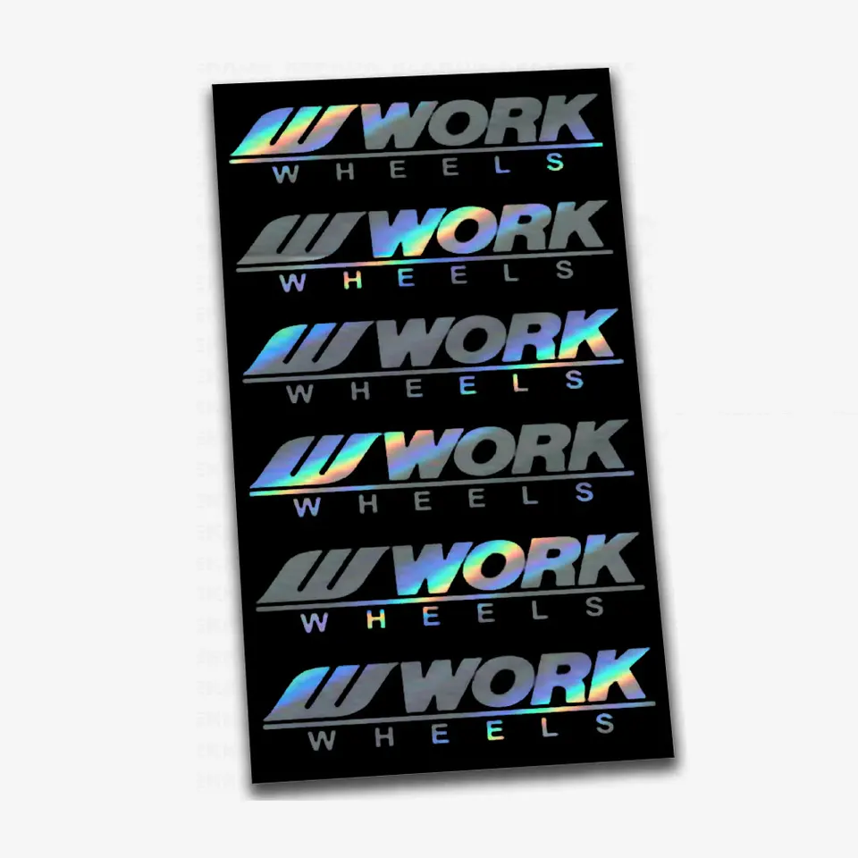 Work Wheels Decal