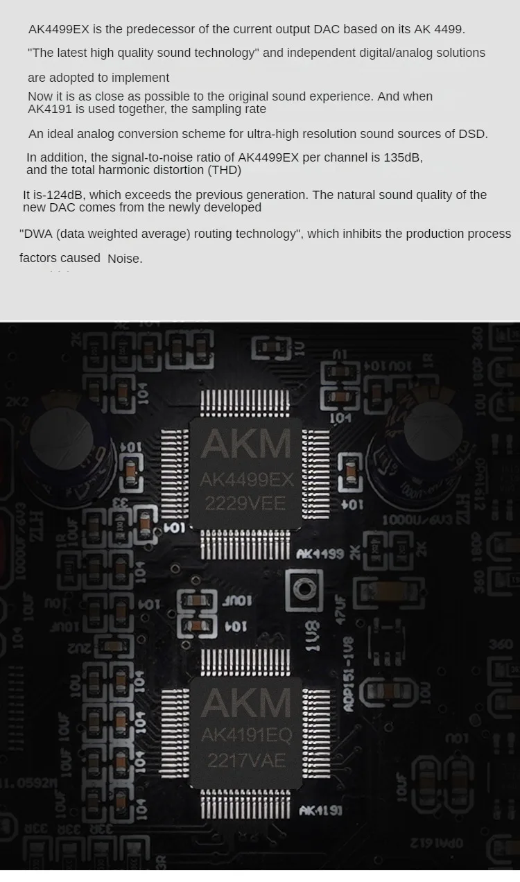 Аудиодекодер AK4499 DAC HiFi QCC5171, Bluetooth 5,3 с усилителем USB ...