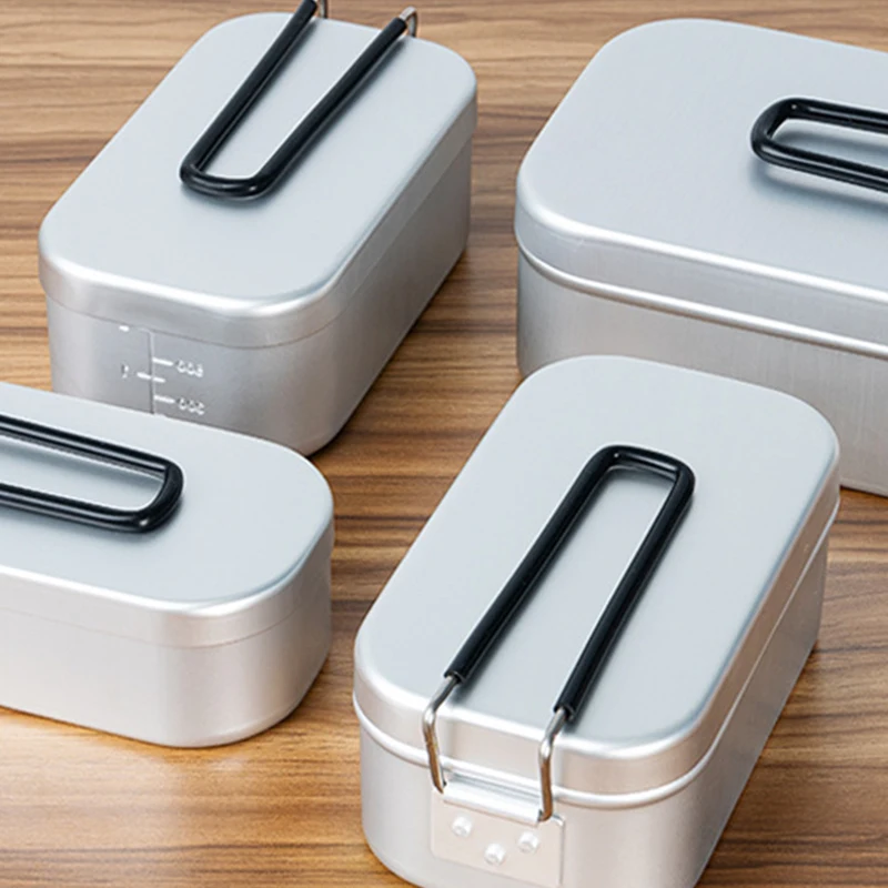 Aluminum-Alloy-Lunch-Box-Stainless-Picnic-Box-Outdoor-Dinner-Pail ...