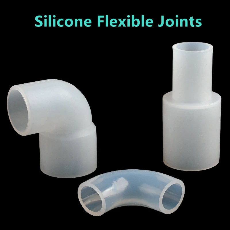 1-5PCS-Silicone-Flexible-Joints-Reducing-Direct-Elbow-Hose-Accessories ...