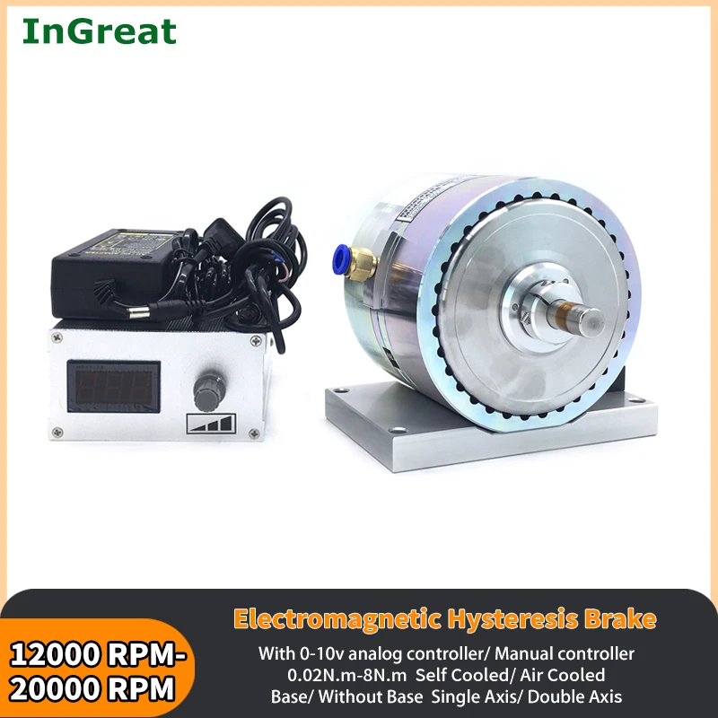 Electromagnetic-Hysteresis-Brake-DC24V-Controller-Kit-Single-Shaft-Axis ...