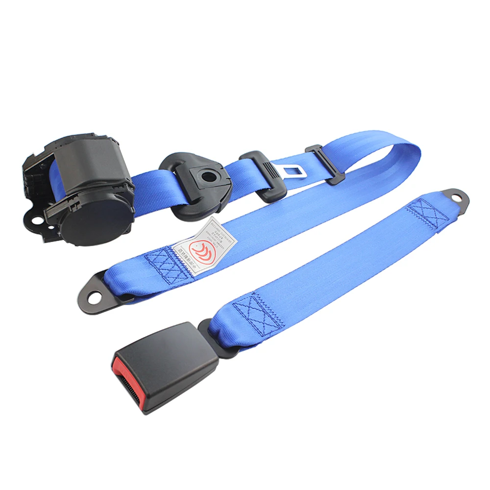 Universal-Retractable-Car-Seat-Belt-Three-point-Belt-Buckle-Seatbelt ...