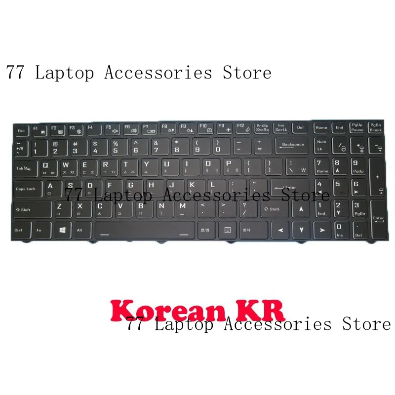 Laptop Backlit Keyboard For CLEVO X370SNV X370SNX-G -D X370SNW X370SNW ...