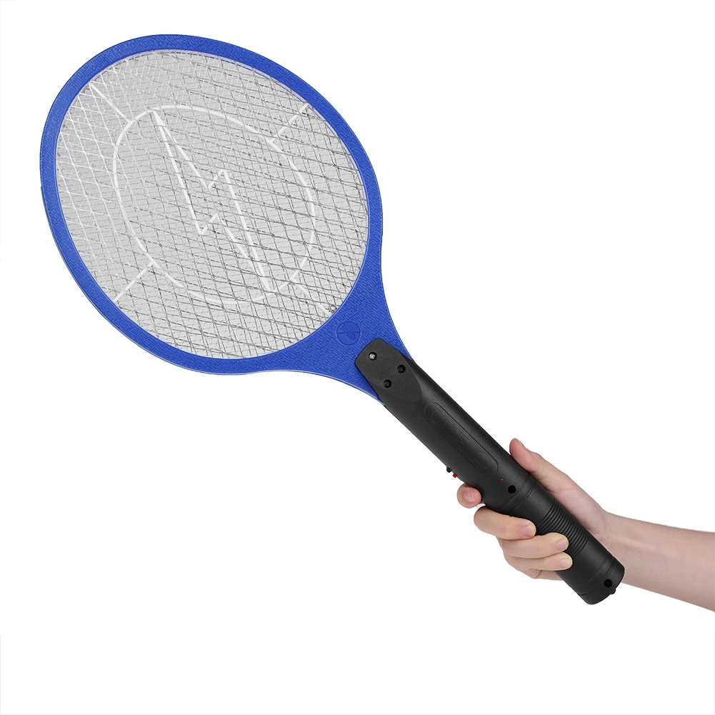 Cordless Rechargeable Electric Fly Mosquito Swatter Bug Zapper Racket ...