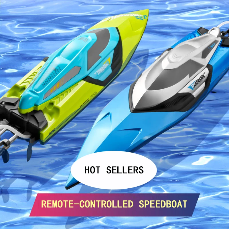 New Big RC Boat 2.4 Ghz Carbon Brush Motor High Speed Racing Speedboat ...