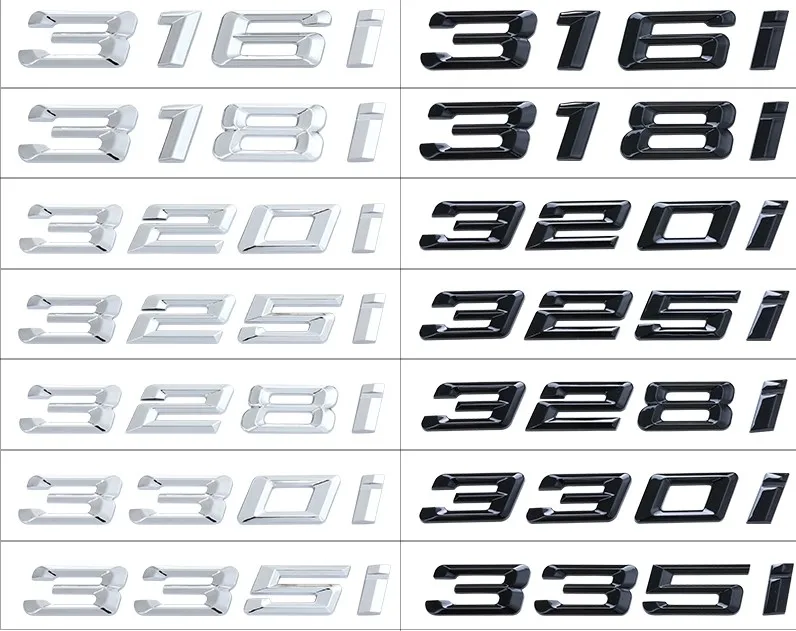 3d-Car-Trunk-Sticker-For-BMW-316i-318i-320i-320d-325i-330i-330d-335i ...