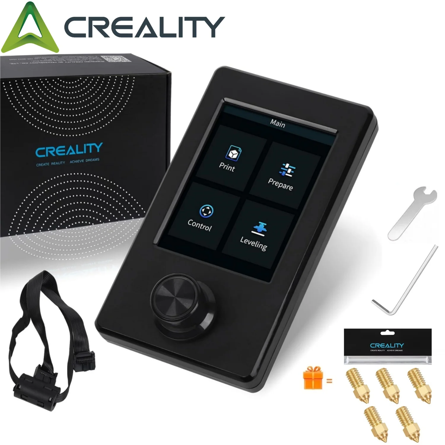 Creality original Ender-3 V3 SE Display Kit 3.2 inch_Knob_320×240_Color ...