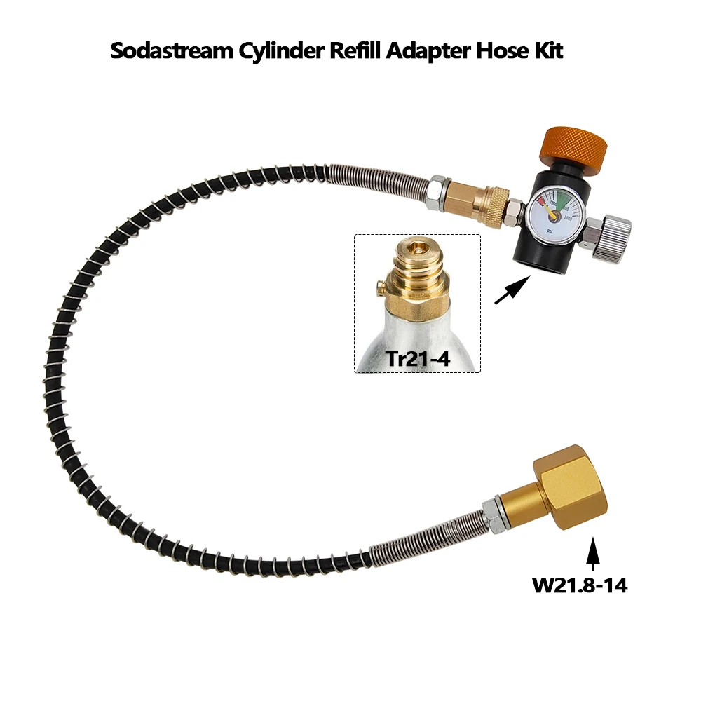 Soda-Cylinder-Bottle-Hose-Adapter-Kit-for-Sodastream-to-Charging ...