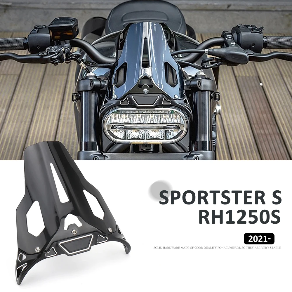 New-For-Sportster-S-RH1250S-SPORTSTER-S-2021-2022-2023-Windshield-Wind ...