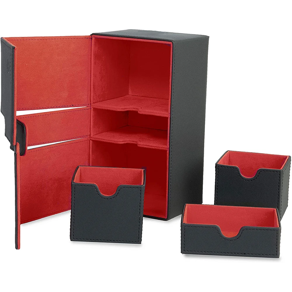 X-Large-Premium-Double-Deck-Box-para-200-cartas-com-mangas-Plus-estojo ...