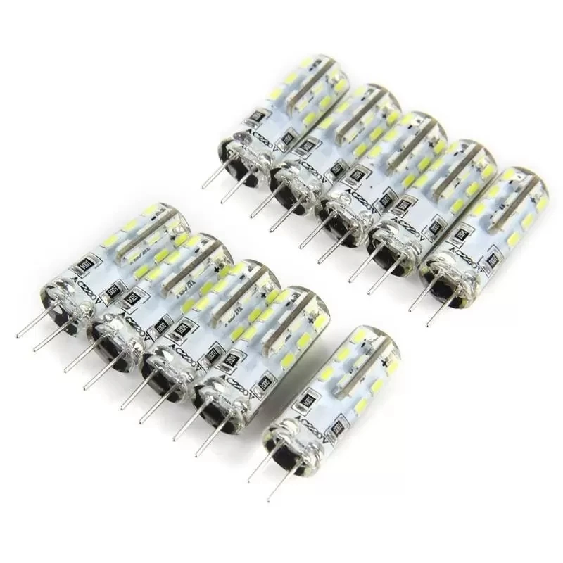 10PCS G4 LED Bulb Lamp 2W 3W 5W 9W 12W 15W Silicone Lamp AC DC12V 220V ...