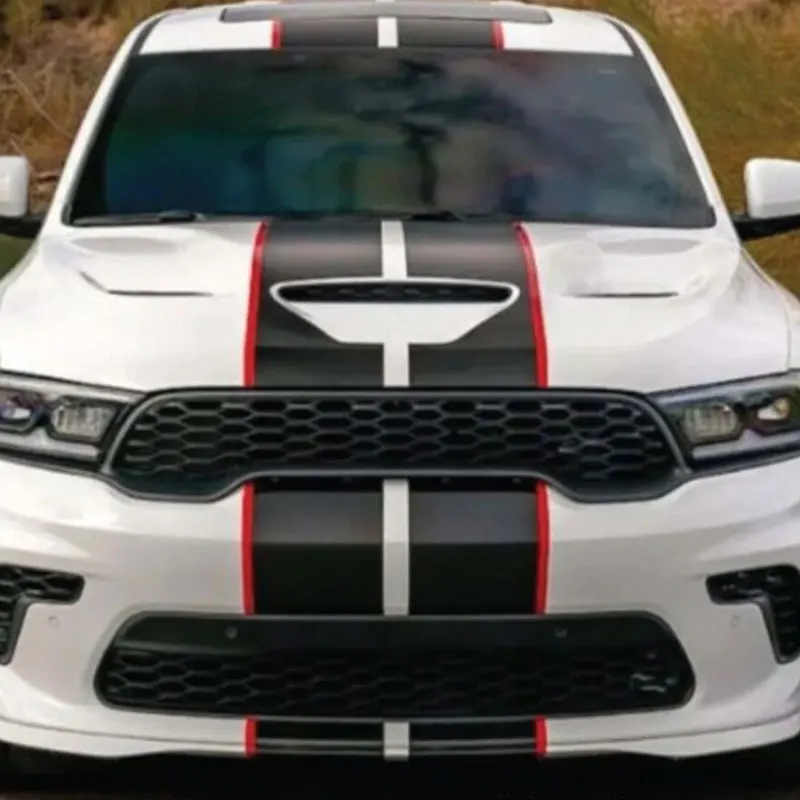 Racing Stripes Car Sticker Large Pattern Stickers Exterior Accessories ...