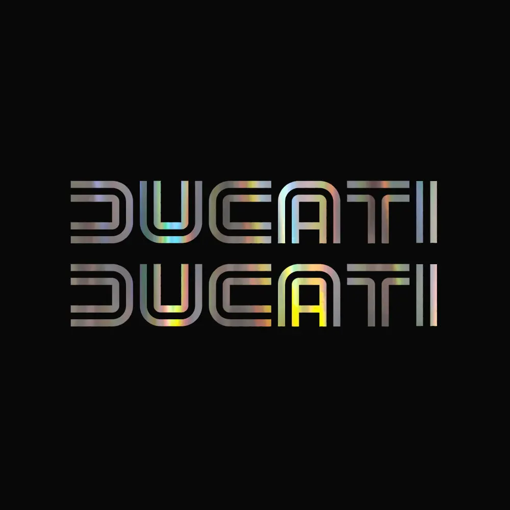 2pcs-for-DUCATI-Line-type-sticker-die-cut-decal-aufkleber-autocollant ...