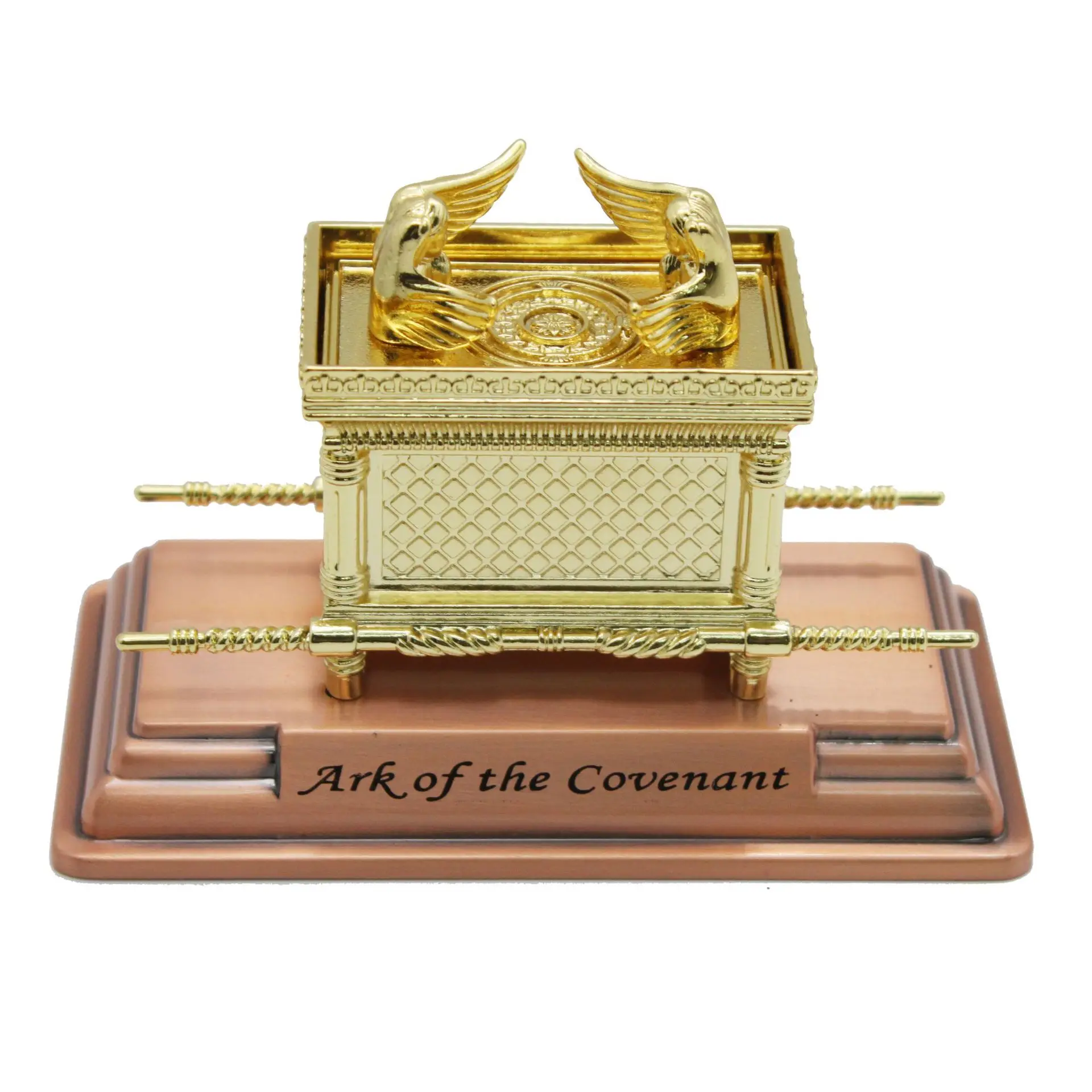 1pc-Ark-Of-The-Covenant-Figurine-Golden-Plated-Copper-Stand-Jerusalem ...