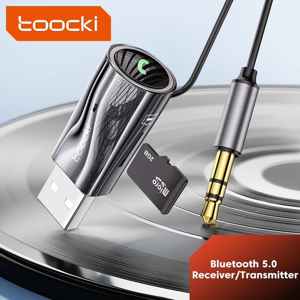 Toocki-Bluetooth-5-0-Audio-Receiver-Wireless-Car-Bluetooth-Aux-Adapter ...