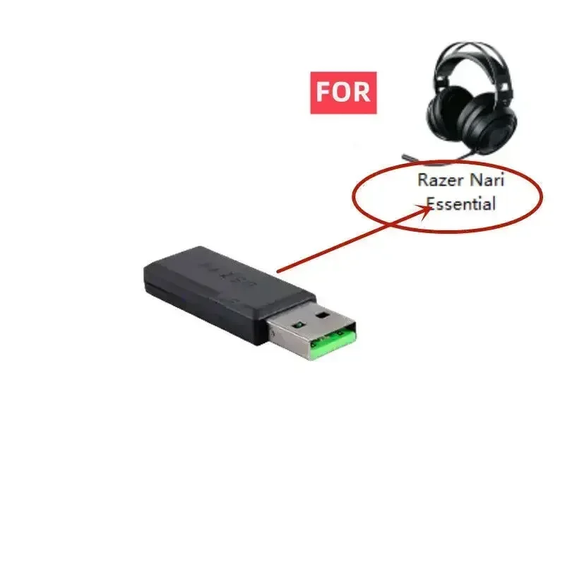 USB Receiver For Razer Nari Essential Wireless Gaming head-mounted ...