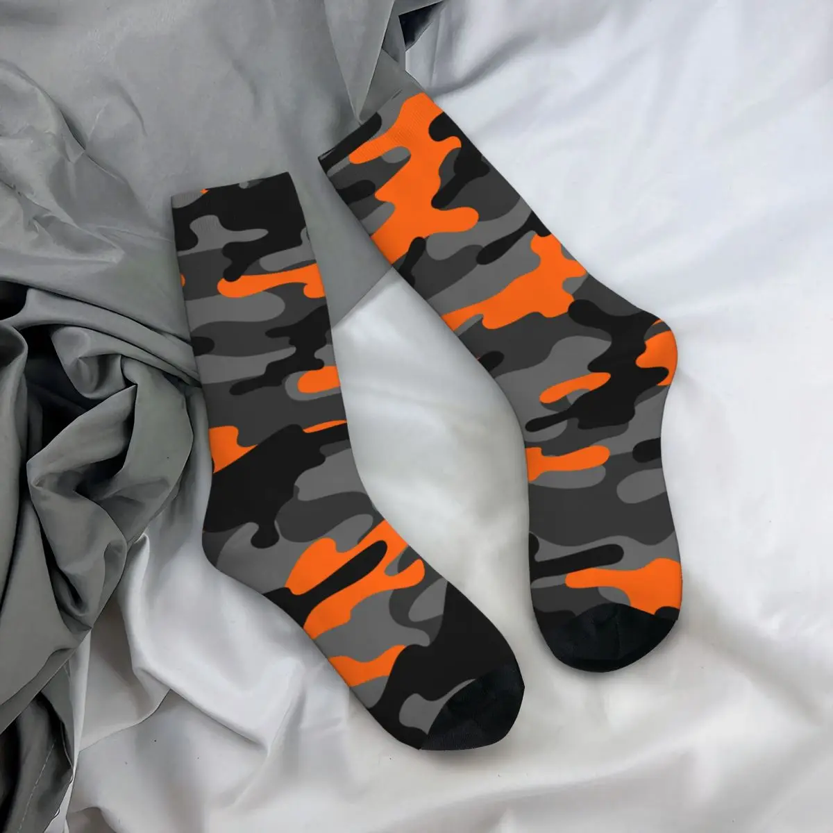 Orange-Military-Camouflage-Socks-Men-s-Women-s-Casual-Army-Camo-Socks ...