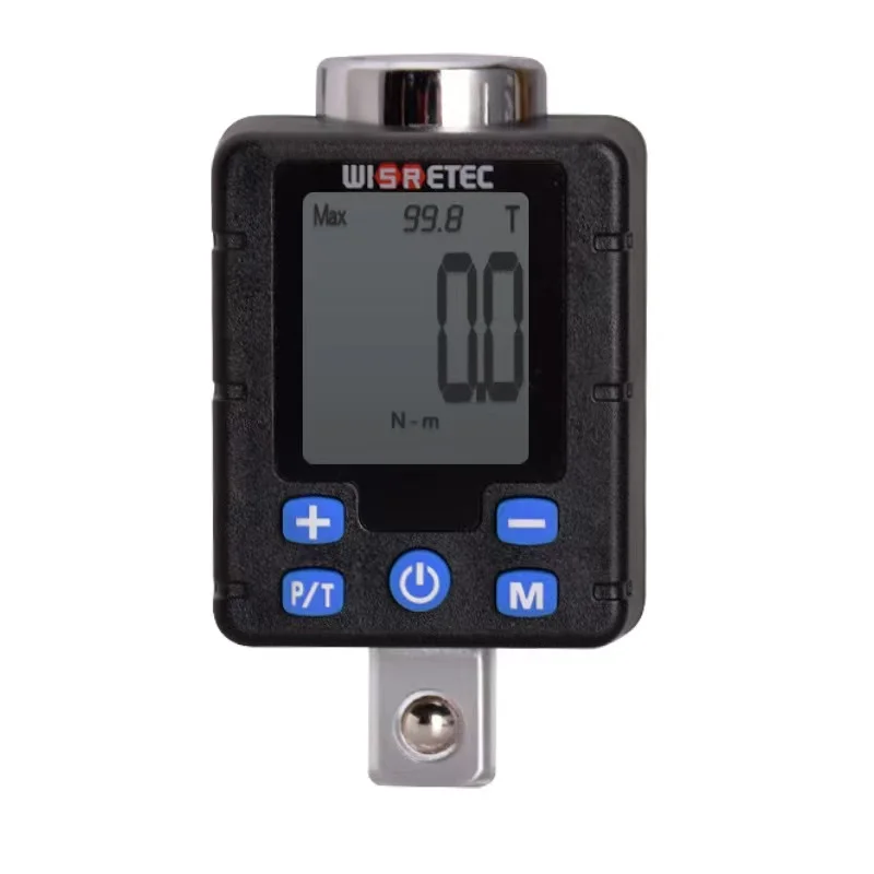 Alta precisão grande tela eletrônico digital display torquímetro medidor de torque ajustável ...