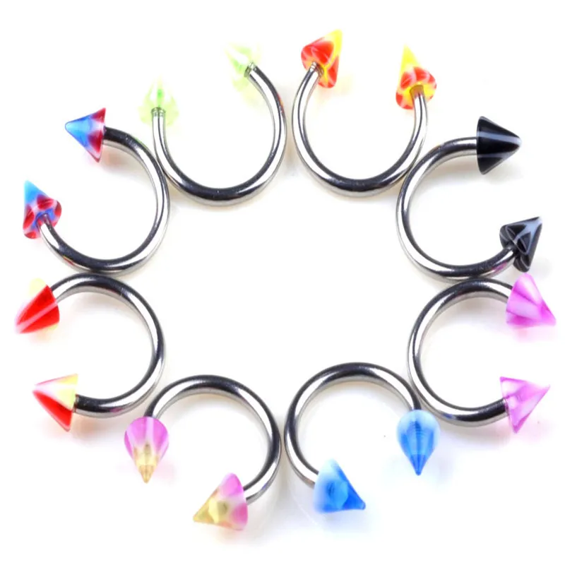 Piercing Multicolor, Set de 110 Piezas – LydaMarket