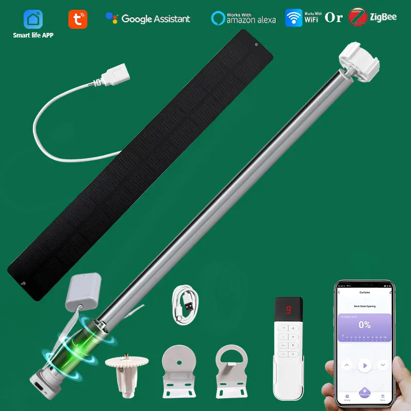 Tuya-Zigbee-Or-Wifi-Smart-Curtains-No-Drill-Blind-Driver-Chargeable ...