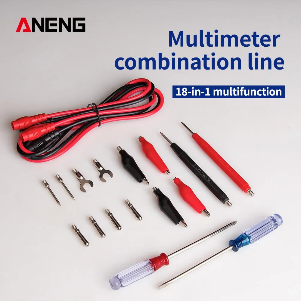 18-pcs-Universal-Digital-Multimeter-Probe-Test-Leads-Multi-Meter-Needle ...