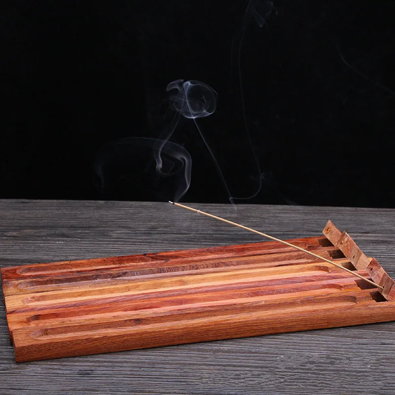 Rosewood Incense Burner Aromatherapy Wooden Stick Base Home Pressure ...