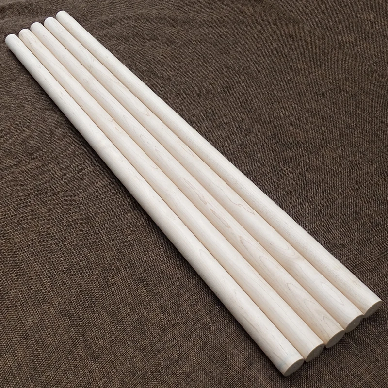 1pcs-Hard-Maple-Round-bar-natural-wood-bar-DIY-Handmade-Material-wood ...