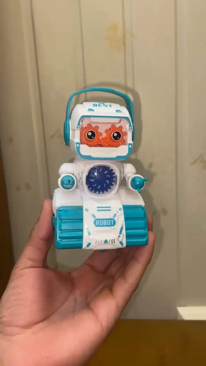 Robot Toy with Rotating Gears – Fun Friction Powered Toy for Kids ...