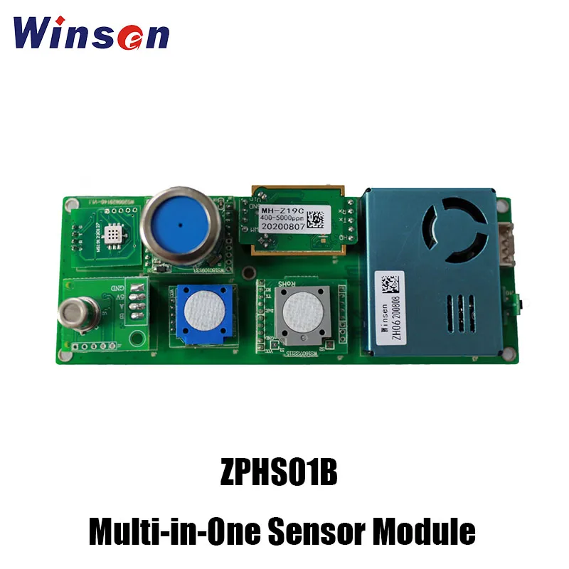 1pc Winsen ZPHS01B Multi-in-One Sensor Module for CO2, PM2.5, CH2O, O3, CO, TVOC, NO2 ...