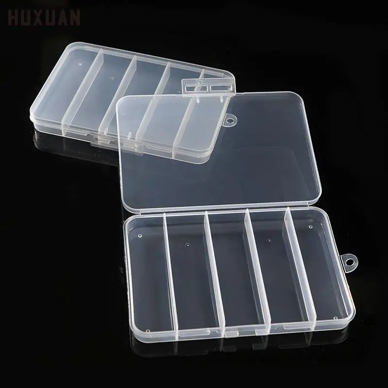 5-Slots-Transparent-Fruit-Fork-Storage-Box-Hairpin-Jewelry-Case-Durable ...