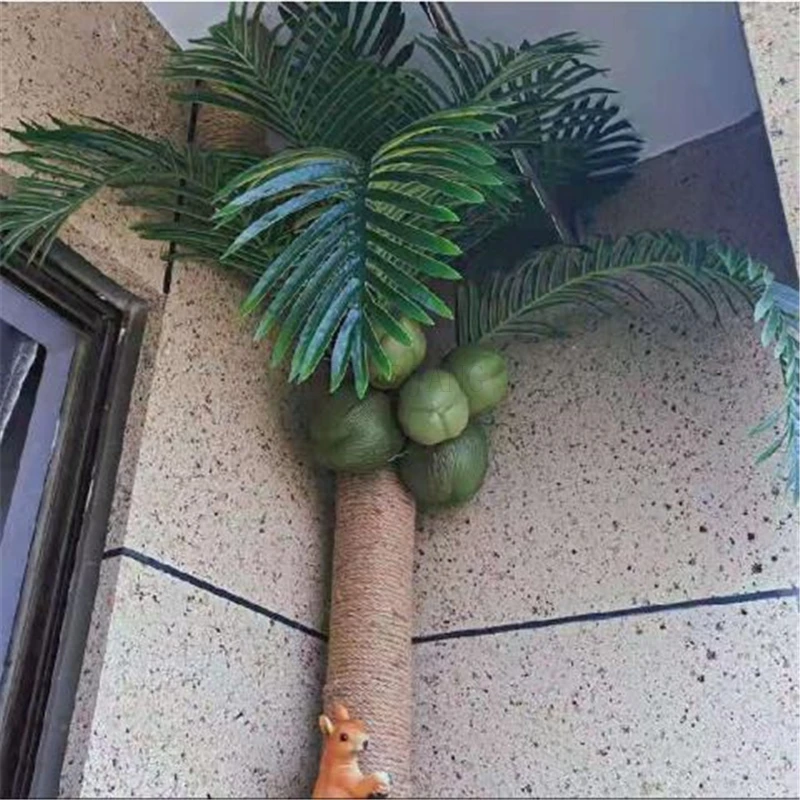 Artificial-Coconuts-Tree-Fake-Palm-Tree-Large-Faux-Tropical-Silk-Palm ...
